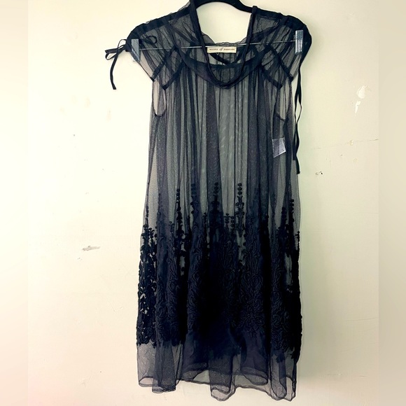 Dresses | Multiple Marmelade Boutique Black Lace Embroidered Babydoll ...